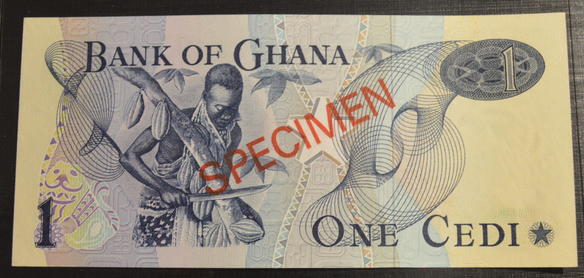 Ghana 1976 1 Cedi SPECIMEN – Finncoin.com