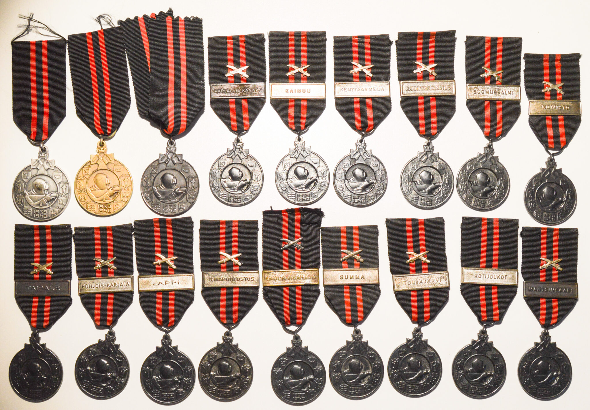 Finland 1939-1940 Winter War Medals Complete Series – Finncoin.com
