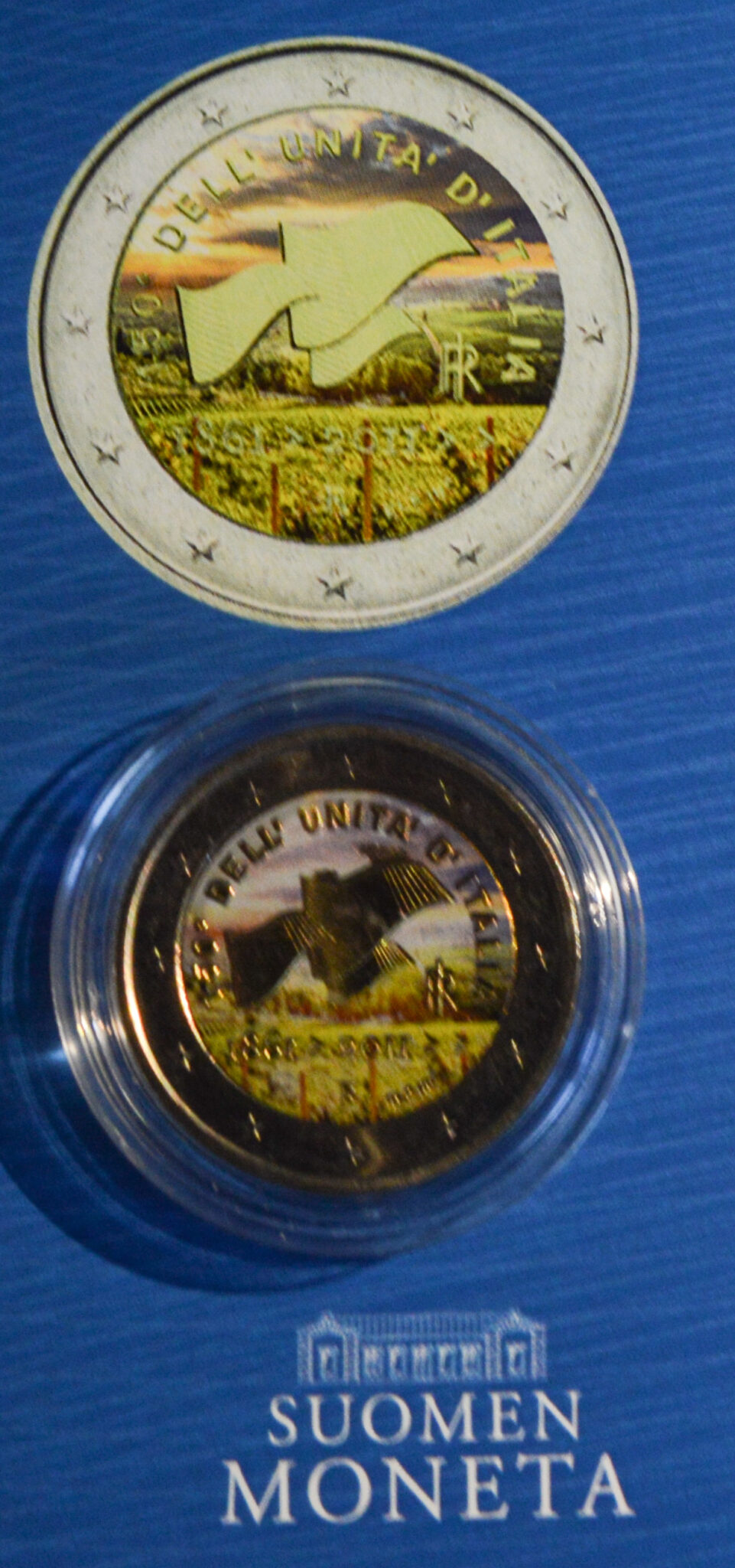 Italy 2011 Coloured 2 Euro 150th Anniversary of Italian Unification ...